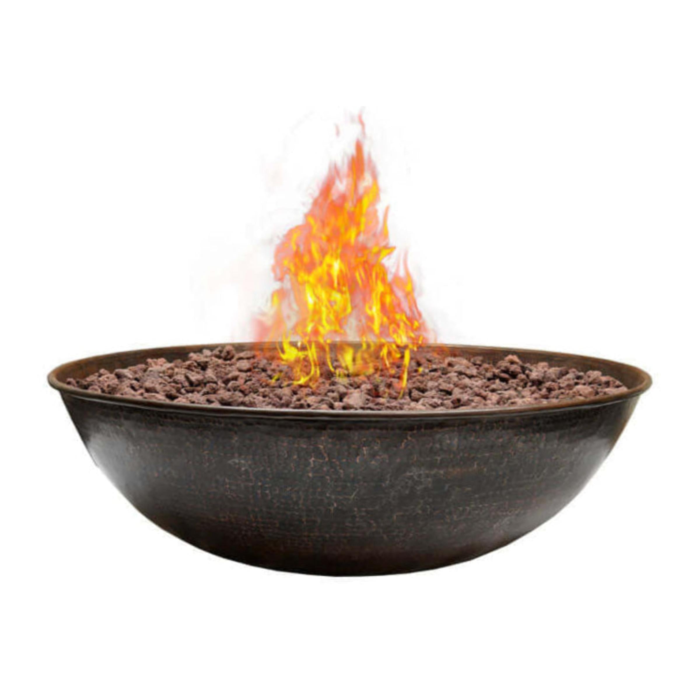 Fire By Design – Round Copper Fire Bowl – Clear Coat Finish | Fire Pit ...